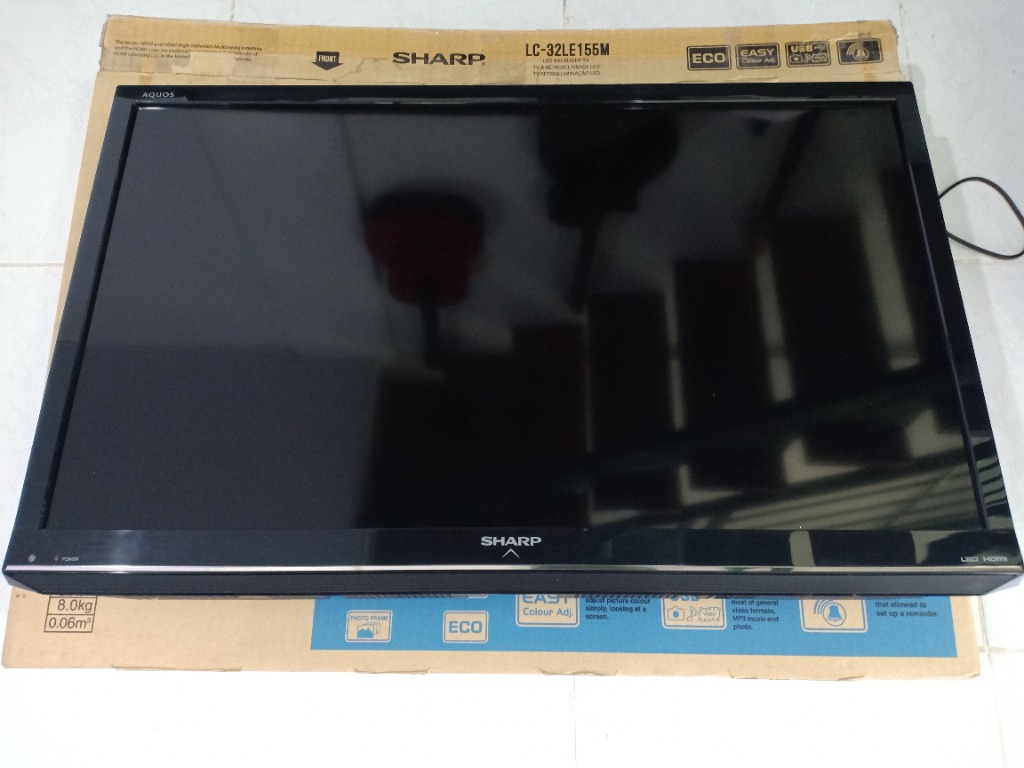 SHARP AQUOS 32" LC-32LE155M, TV & Home Appliances, TV & Entertainment ...