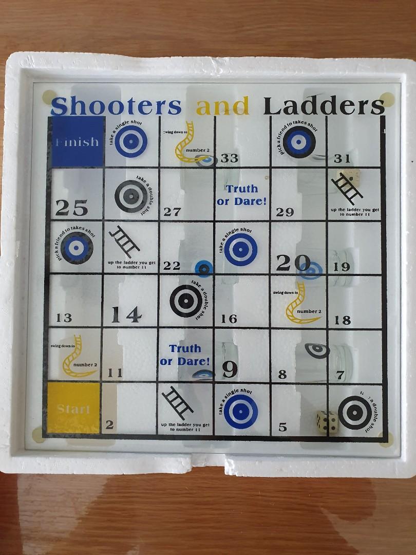 Shooters and ladders drinking board game, Hobbies & Toys, Toys & Games ...