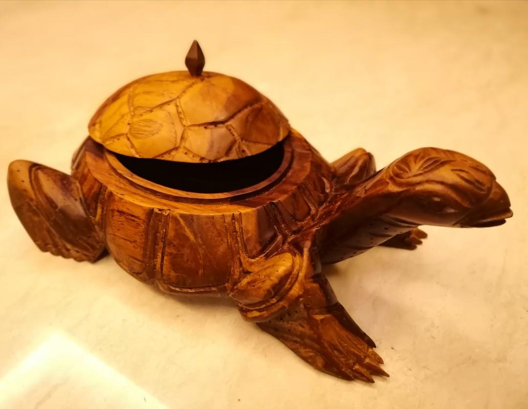 Softshell Turtle Figurine Box, Hobbies & Toys, Stationery & Craft ...