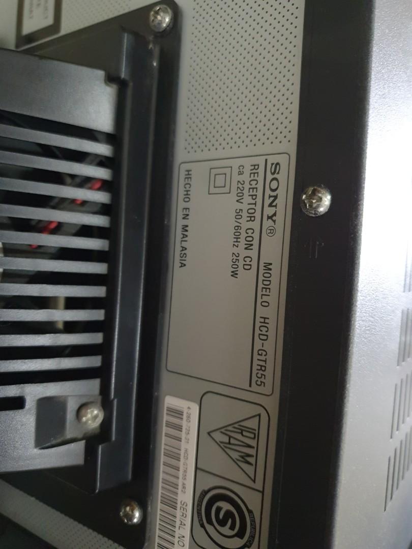 Sony Mini Hifi Component System MHC-GTR55, Electronics, Audio on Carousell