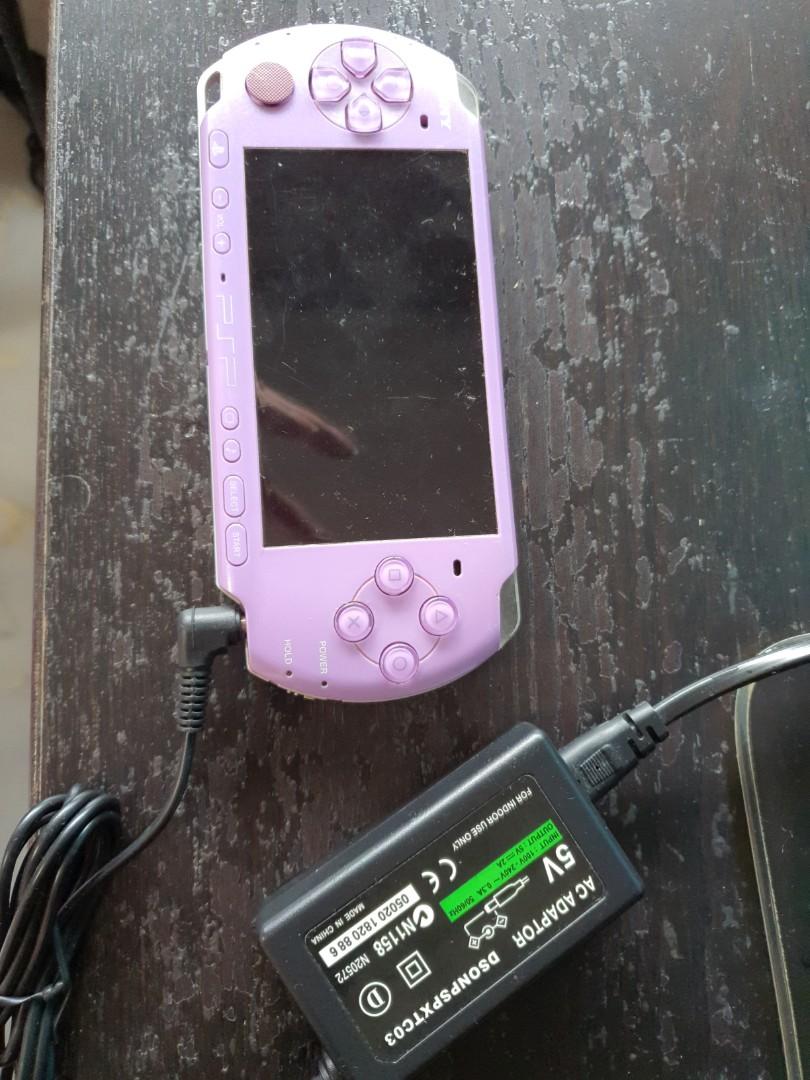 Sony PSP 3000 (Lavender Purple), Video Gaming, Video Game Consoles ...