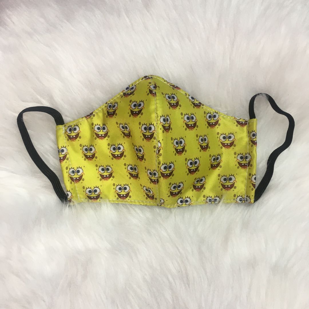 Spongebob Kids PPE Facemask, Babies & Kids, Babies & Kids Fashion on ...