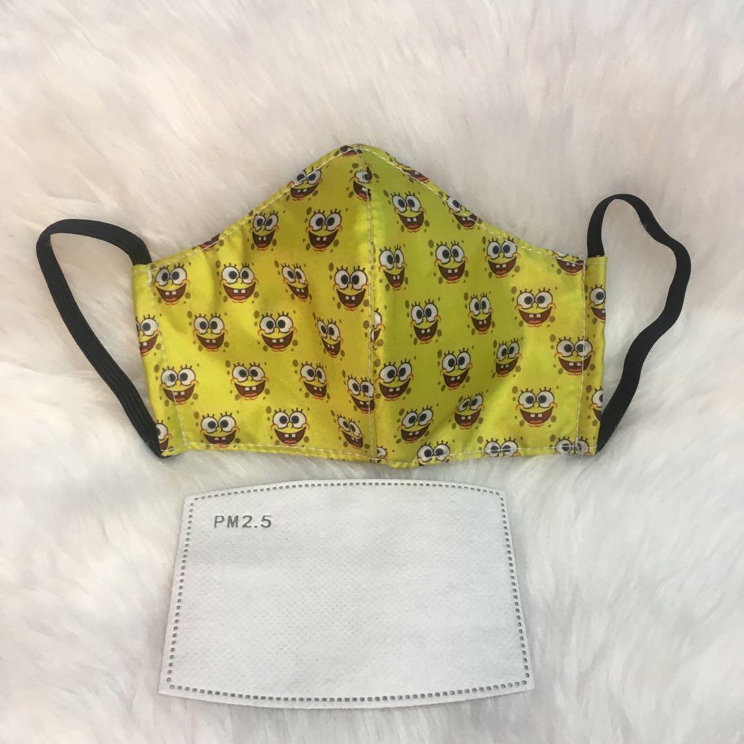 Spongebob Kids PPE Facemask, Babies & Kids, Babies & Kids Fashion on ...