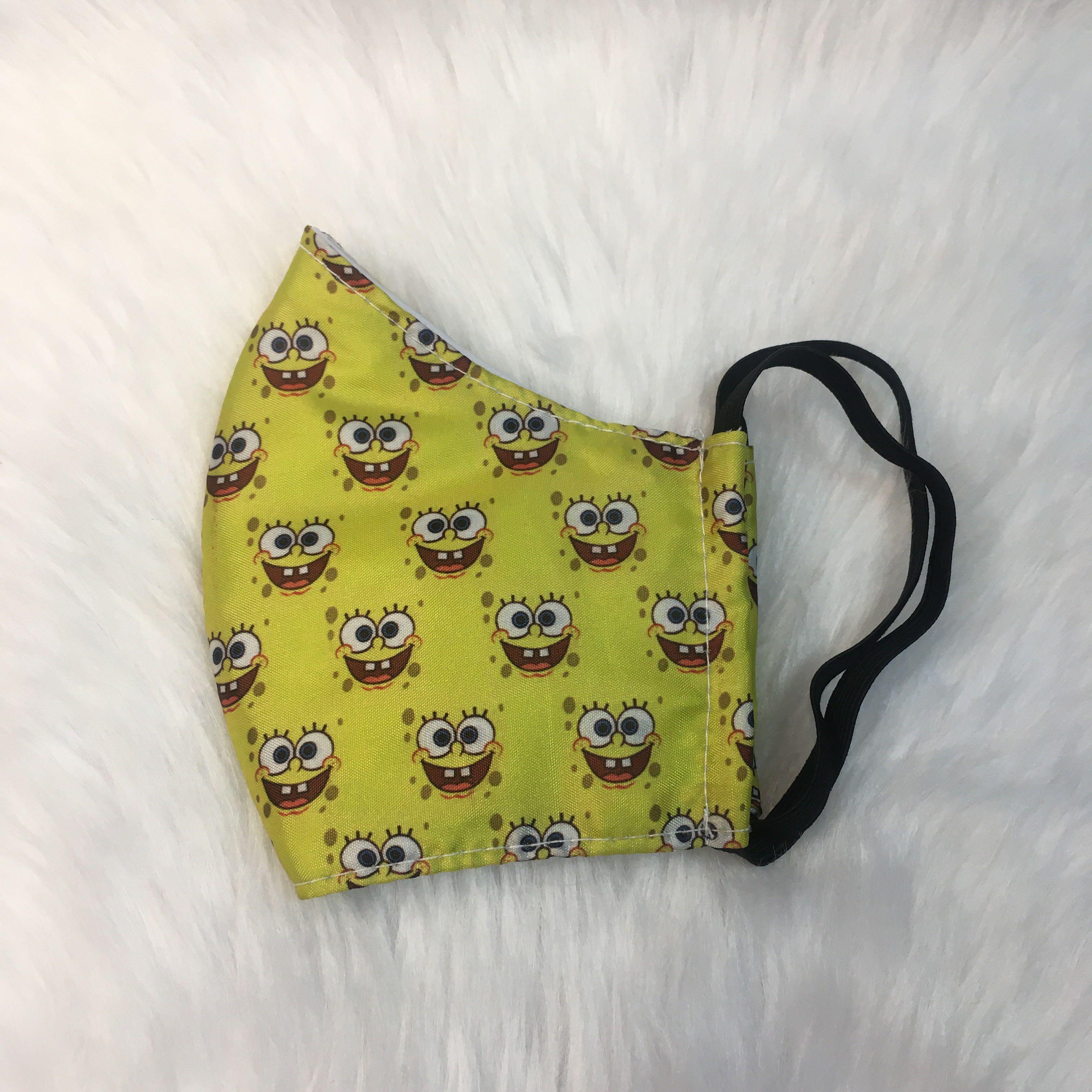 Spongebob Kids PPE Facemask, Babies & Kids, Babies & Kids Fashion on ...