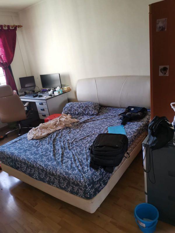 Used bed frame, Furniture & Home Living, Furniture, Bed Frames ...