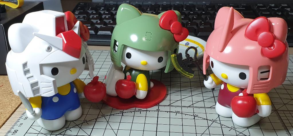 [Bundle] Bandai gunpla Hello Kitty Gundam vs Zaku RX-78-2 Gundam [SD EX ...