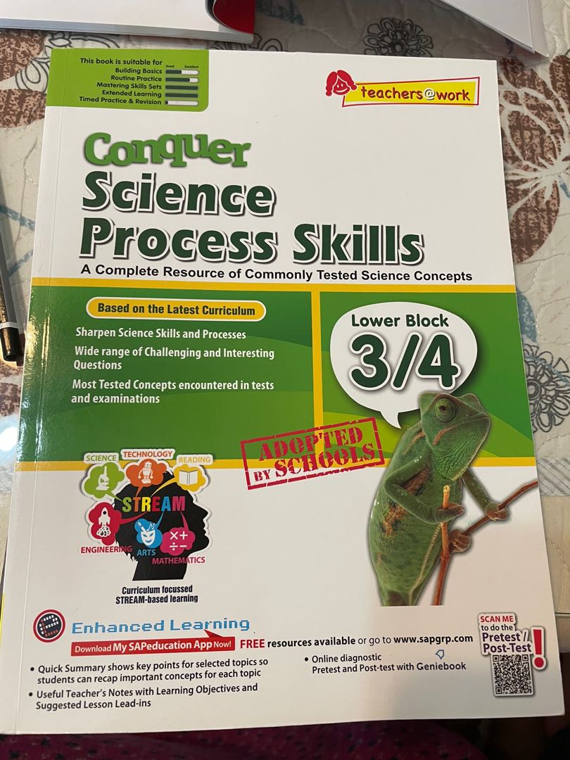 Conquer science process skills - lower block, Hobbies & Toys, Books ...
