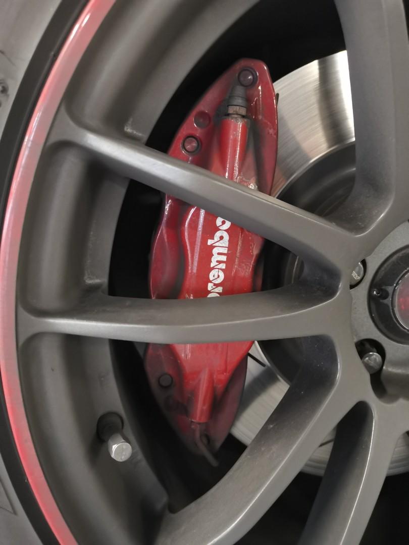 Evo x Front Brembo 4 and rear bremo 2 pot, Car Accessories, Accessories on Carousell