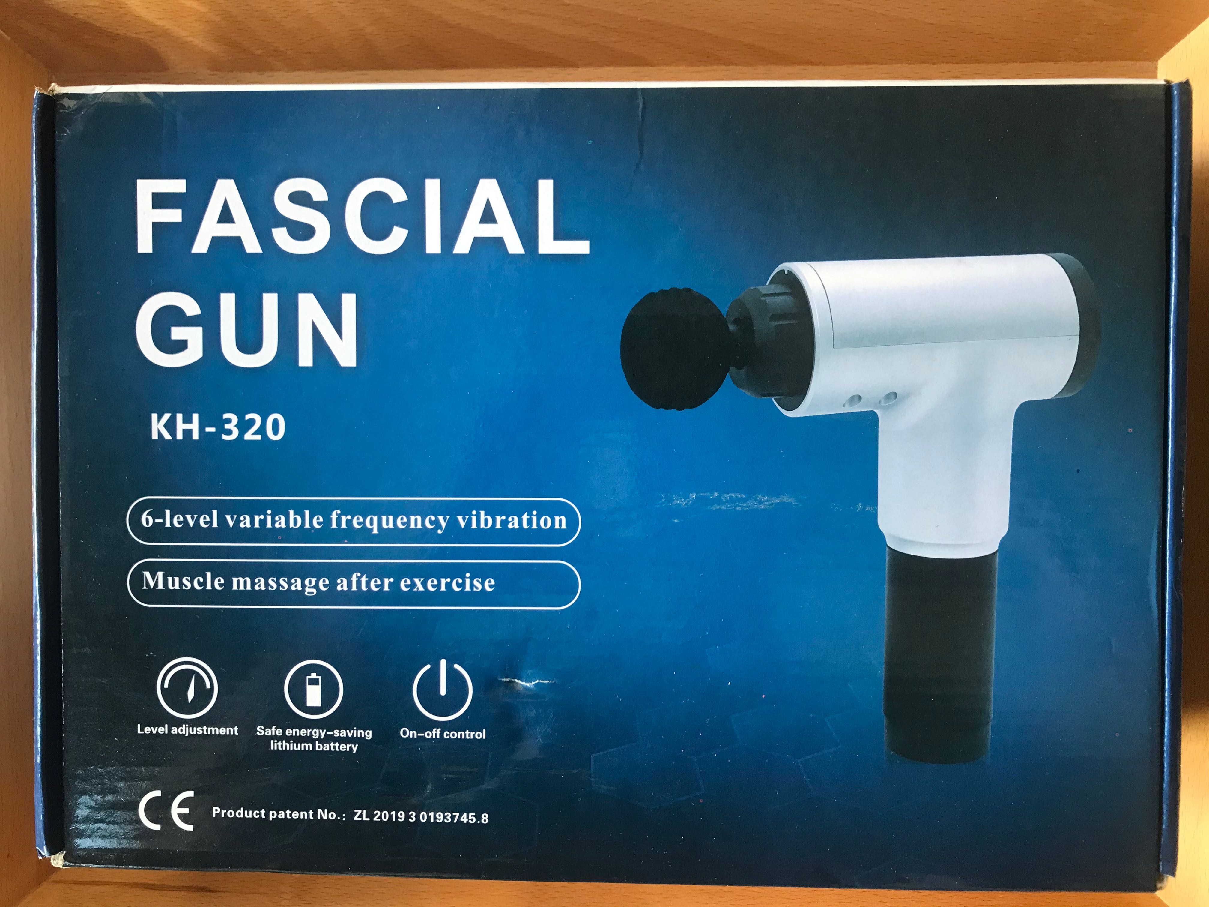 Fascial Gun KH-320, 健康及營養食用品, 按摩紓緩用品 - Carousell