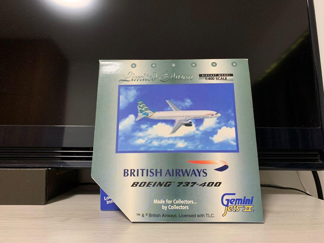 Gemini Jets Limited Edition British Airways Boeing B737-400 ‘Blue Poole ...