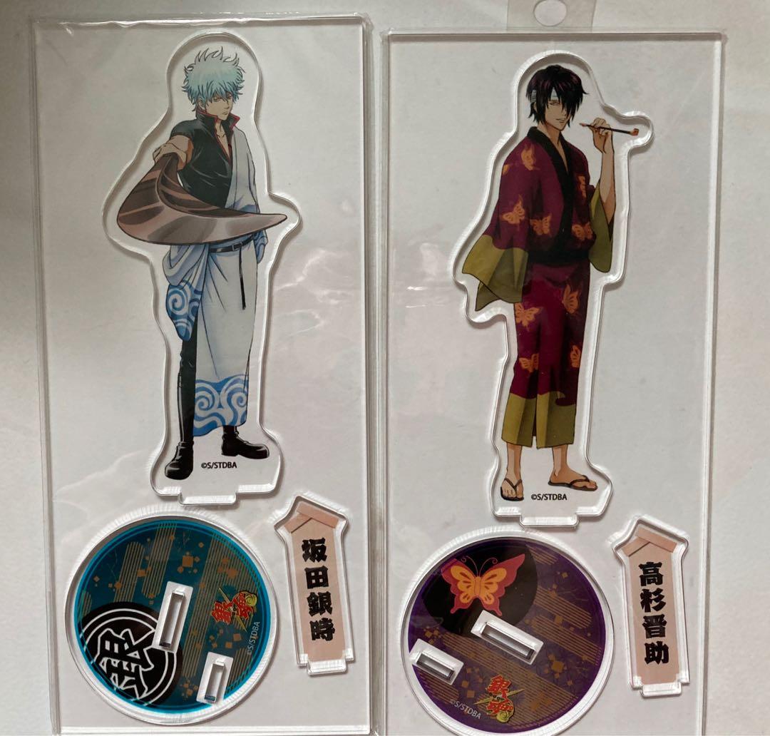 Gintama Gintoki Anime merch figurine pouch keychain standees, Hobbies ...