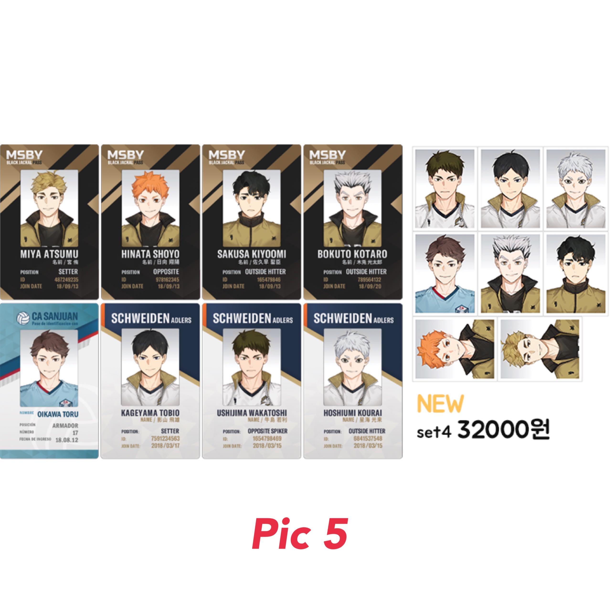 [CLOSED - SG GO] Haikyuu Haikyu Fanart ID cards / Postcards / Stickers ...