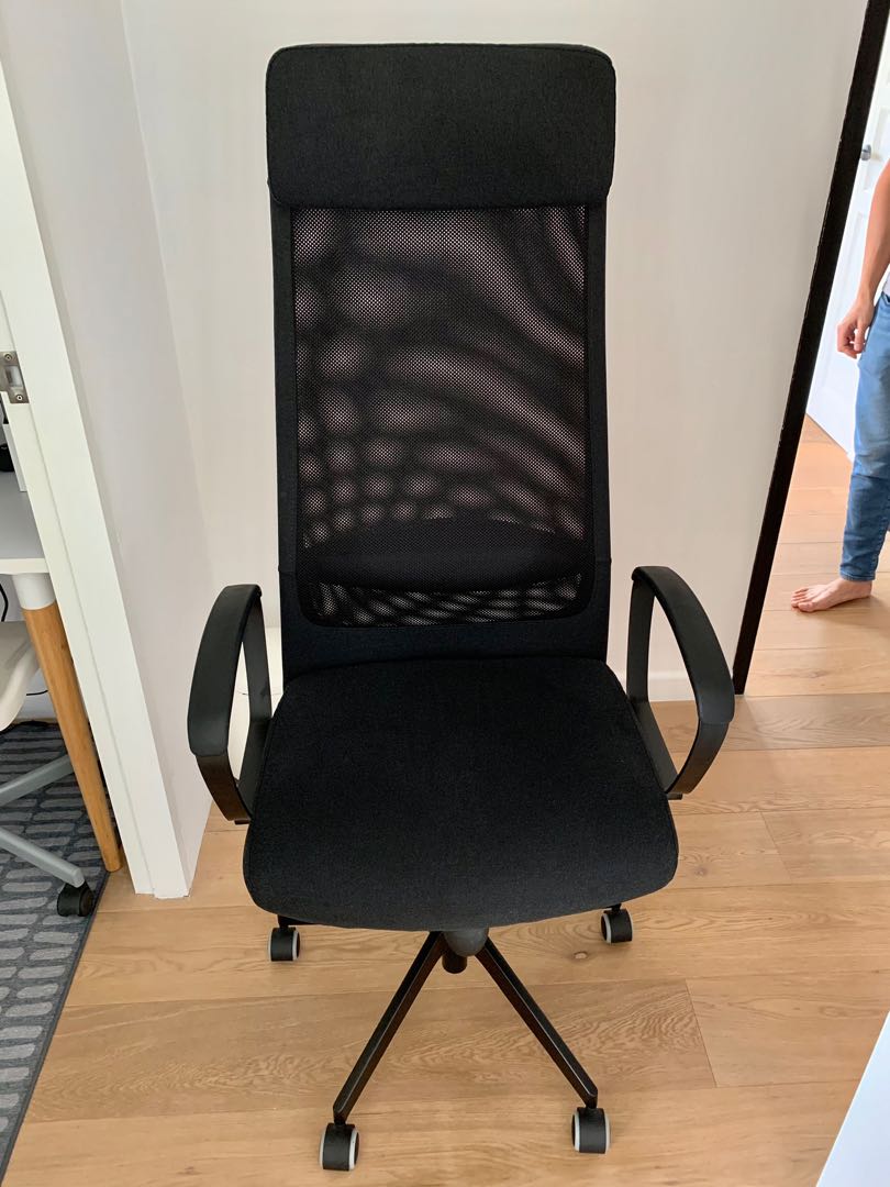 Good as new IKEA MARKUS chair, Furniture & Home Living, Furniture ...