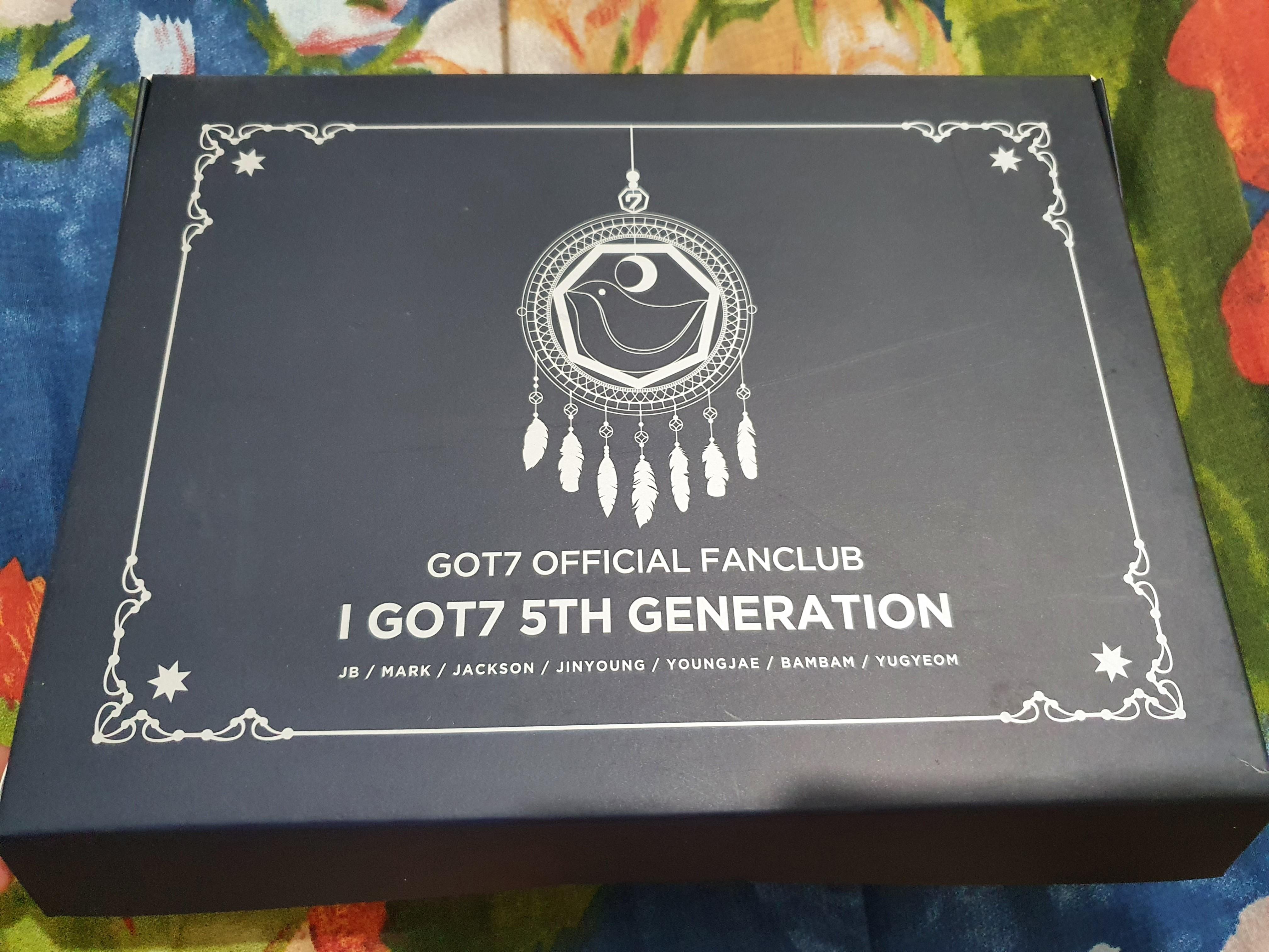 GOT7 5TH GENERATION MEMBERSHIP BOX, Hobbies & Toys, Memorabilia ...