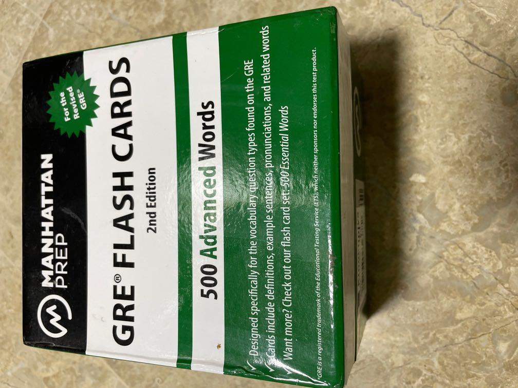GRE flash cards (for revised GRE) 2nd Edition, Hobbies & Toys, Books ...