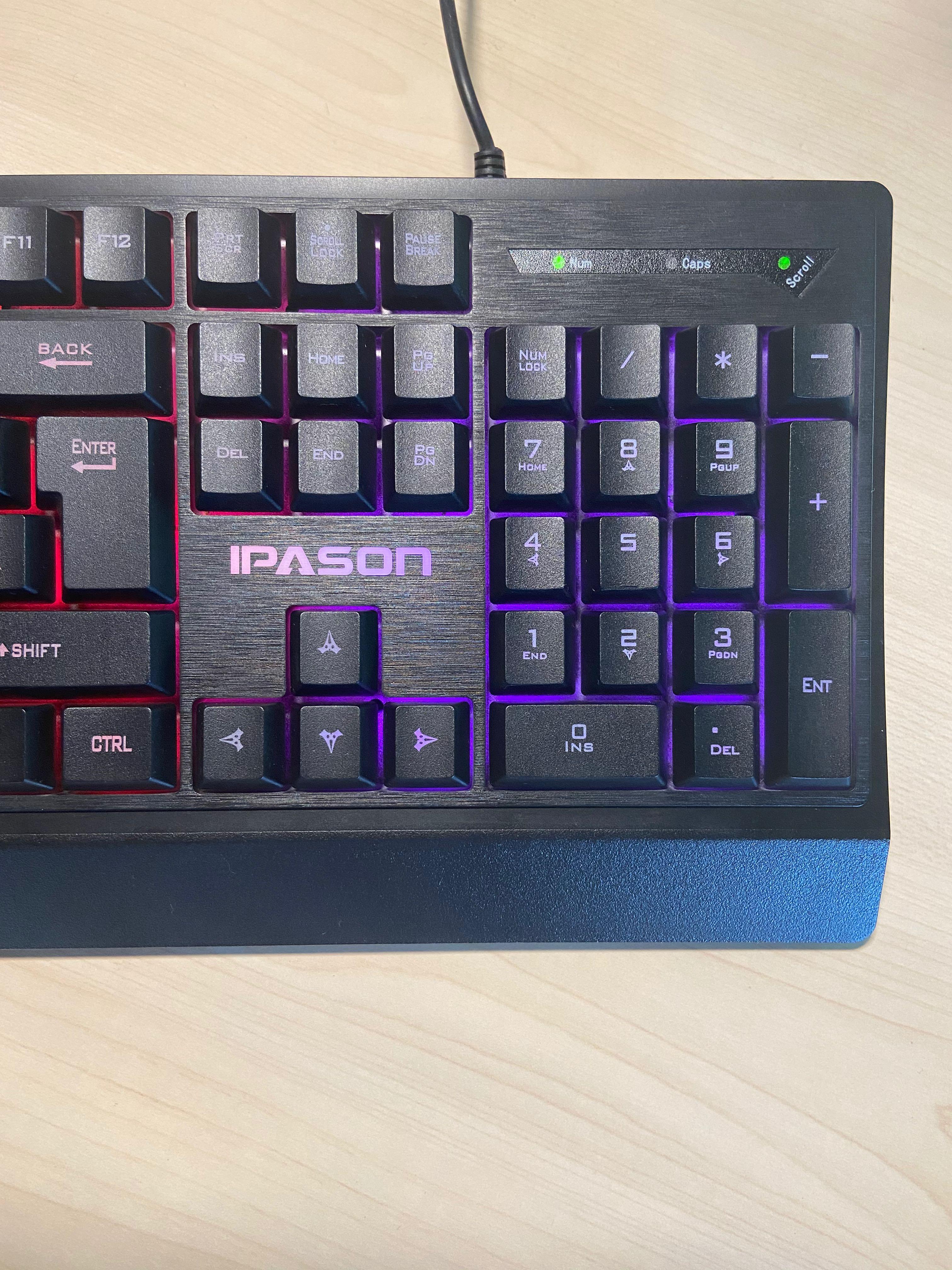 IPASON RGB Keyboard & Mouse Combo, Computers & Tech, Parts ...