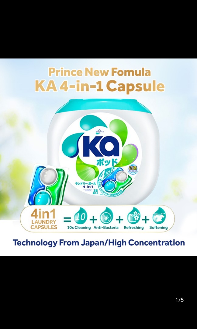 Ka laundry capsule, Home Appliances, Cleaning & Laundry on Carousell