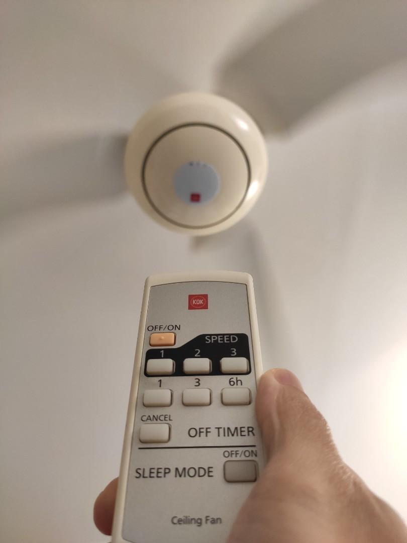 KDK Ceiling Fan (R48SP White), Furniture & Home Living, Lighting & Fans ...