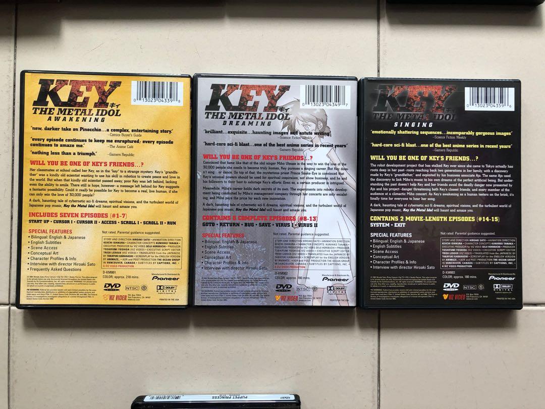 Key The Metal Idol anime DVD set, Hobbies & Toys, Music & Media, CDs ...