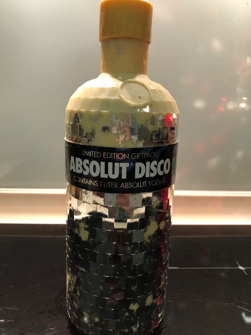Limited edition Absolut Disco Vodka 1 L, Food & Drinks, Alcoholic ...