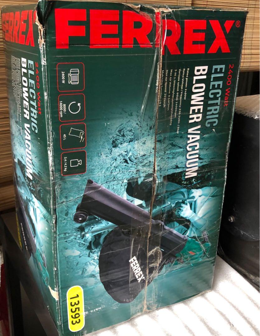 New Imported Ferrex AUS Gardenline 2400W Electric Leaf Blower Vacuum ...