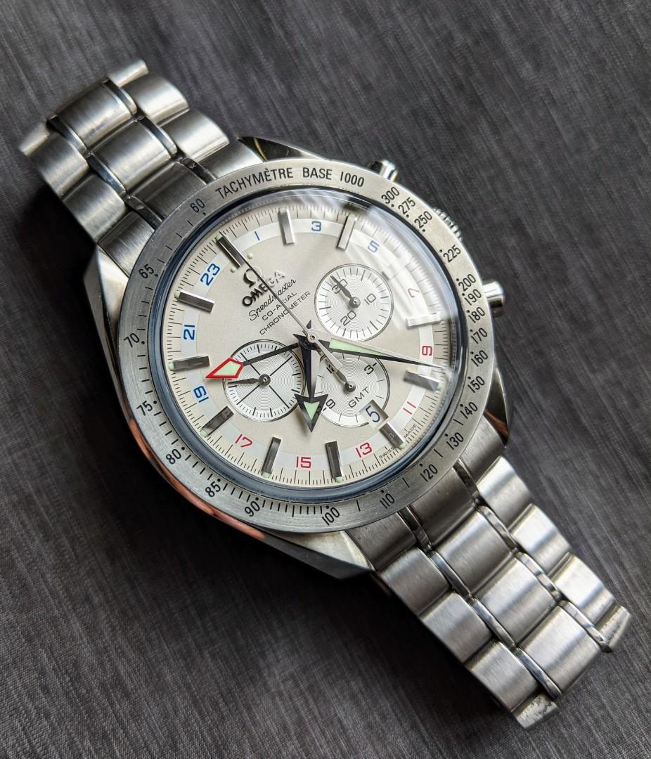 Omega Speedmaster GMT Automatic Chronograph, Luxury, Watches on Carousell