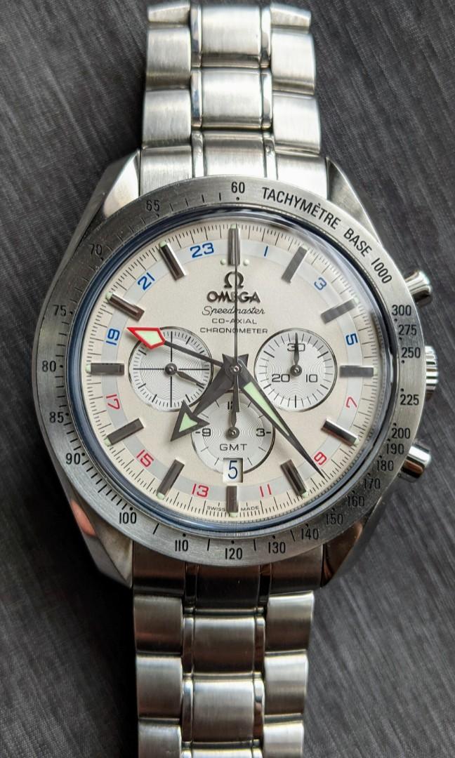 Omega Speedmaster GMT Automatic Chronograph, Luxury, Watches on Carousell