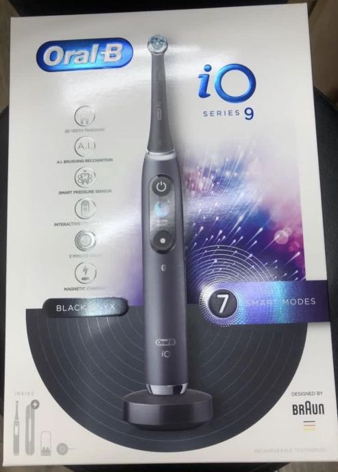 oral-b io series9電動牙刷機（黑色同粉紅）, 健康及營養食用品, 健康補充品, 健康補充品 - 維他命及補充品 - Carousell