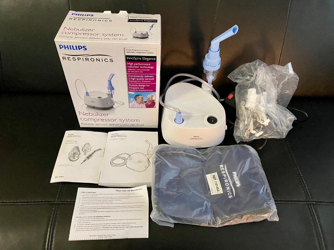 Philips InnoSpire Elegance Compressor Nebulizer system, Health ...