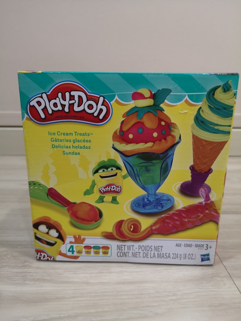 Play-Doh Ice cream treats Sundae (3+ years), Babies & Kids, Infant ...