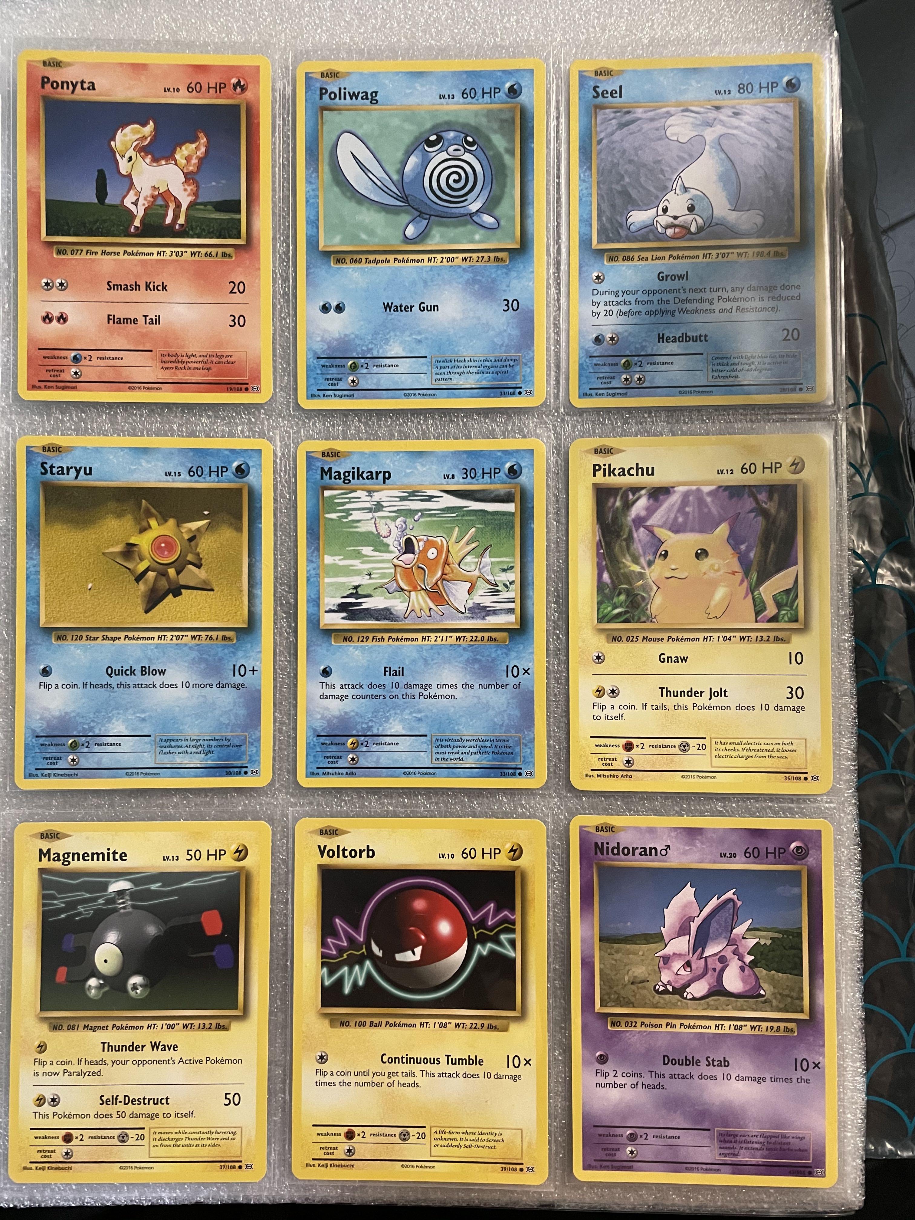 Pokemon TCG - Evolution U+C (117 cards), Hobbies & Toys, Toys & Games ...