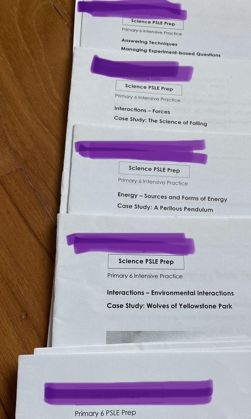 PSLE Revision Notes Maths Science, Hobbies & Toys, Books & Magazines ...