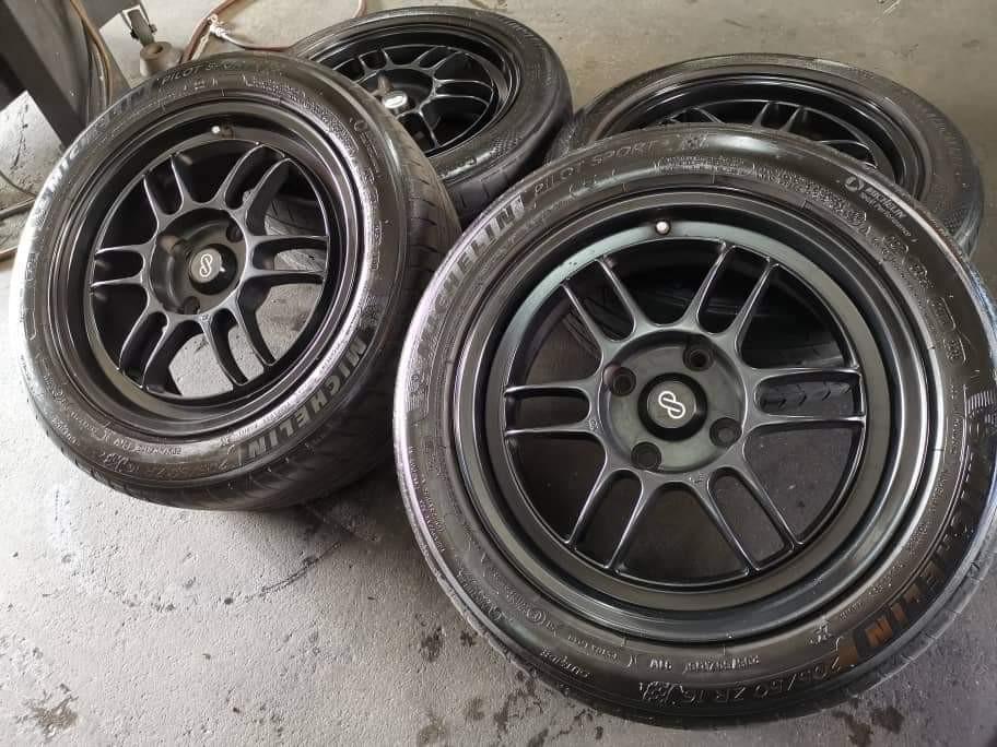 Sportrim Enkei Rpf1 16" pcd 4x114, Auto Accessories on Carousell