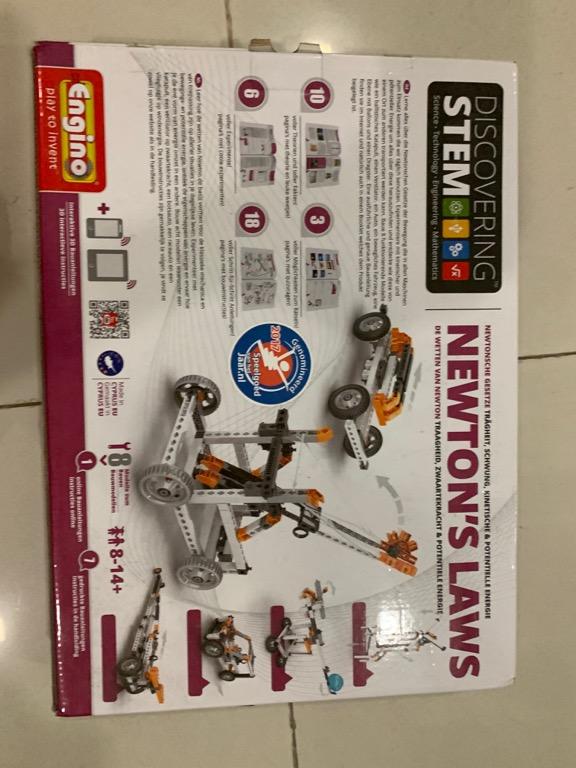STEM Newton's Laws Engineering Kit, Hobbies & Toys, Toys & Games on ...