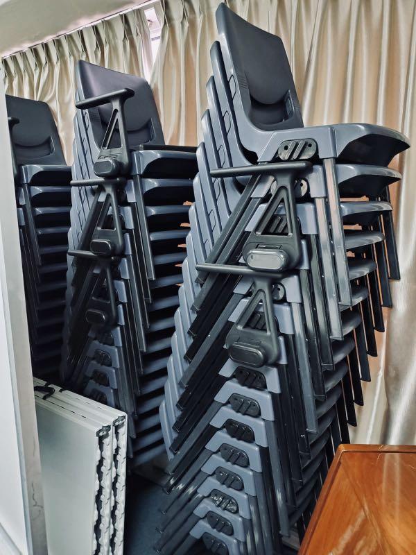 Sturdy Plastic Chairs (Sebel - Progress model) , Furniture & Home ...