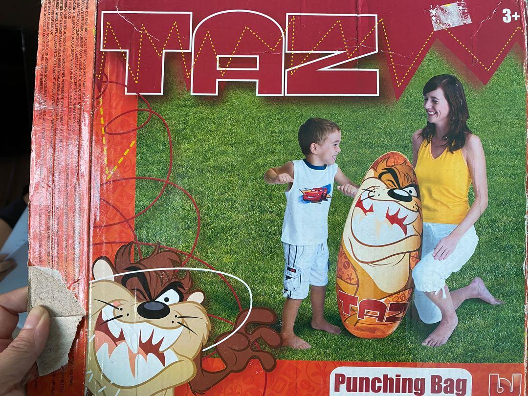 Taz - Tasmanian Devil Inflatable Punching Bag, Hobbies & Toys, Toys ...