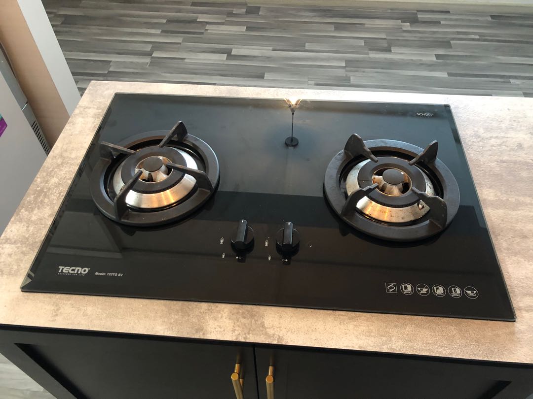Tecno 2 Hob Stove T22TG SV, TV & Home Appliances, Kitchen Appliances ...