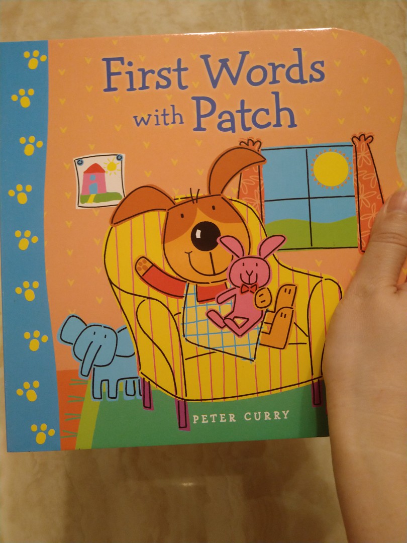 Toddler's book - first words with patch, Hobbies & Toys, Books ...