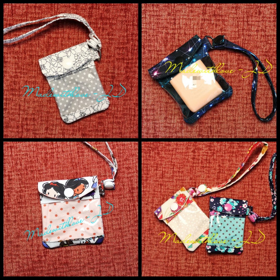 Trace together token pouch with clear vinyl for scanning of QR quote ...