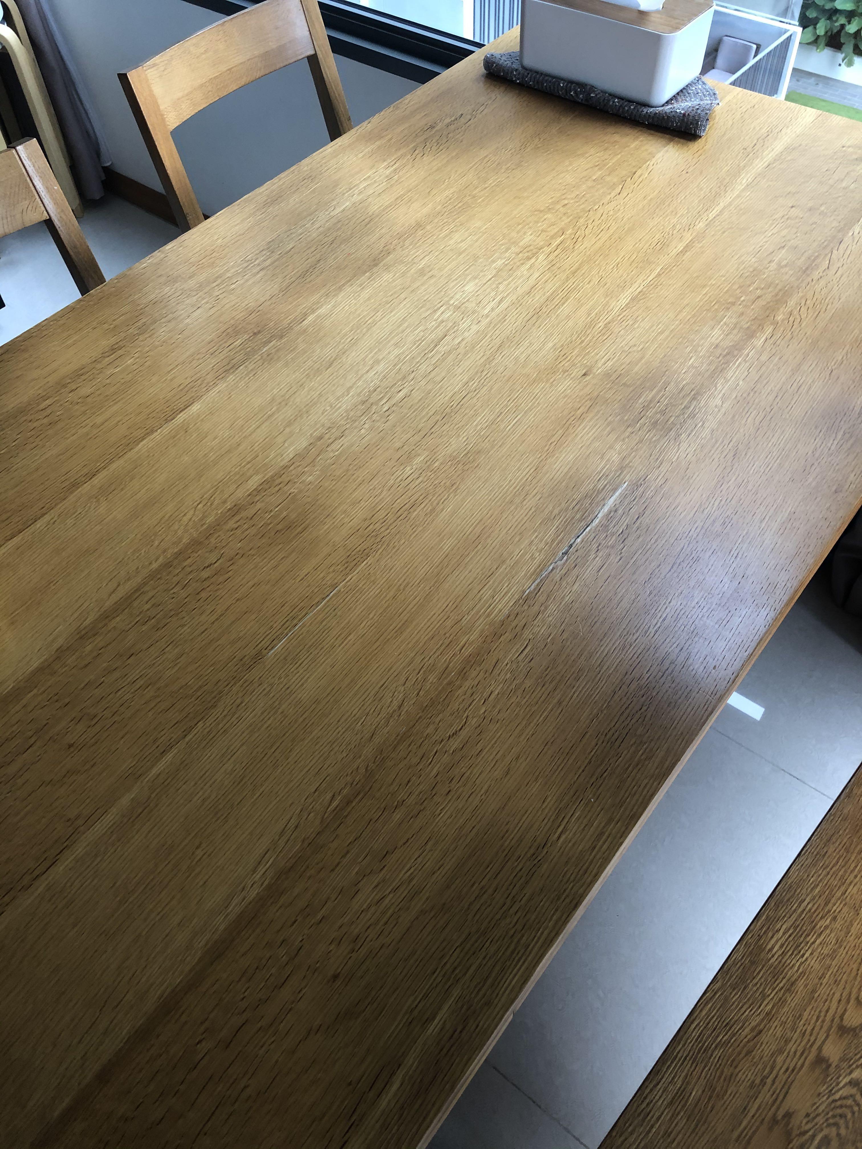 (Used) Muji dining table set, Furniture & Home Living, Furniture ...