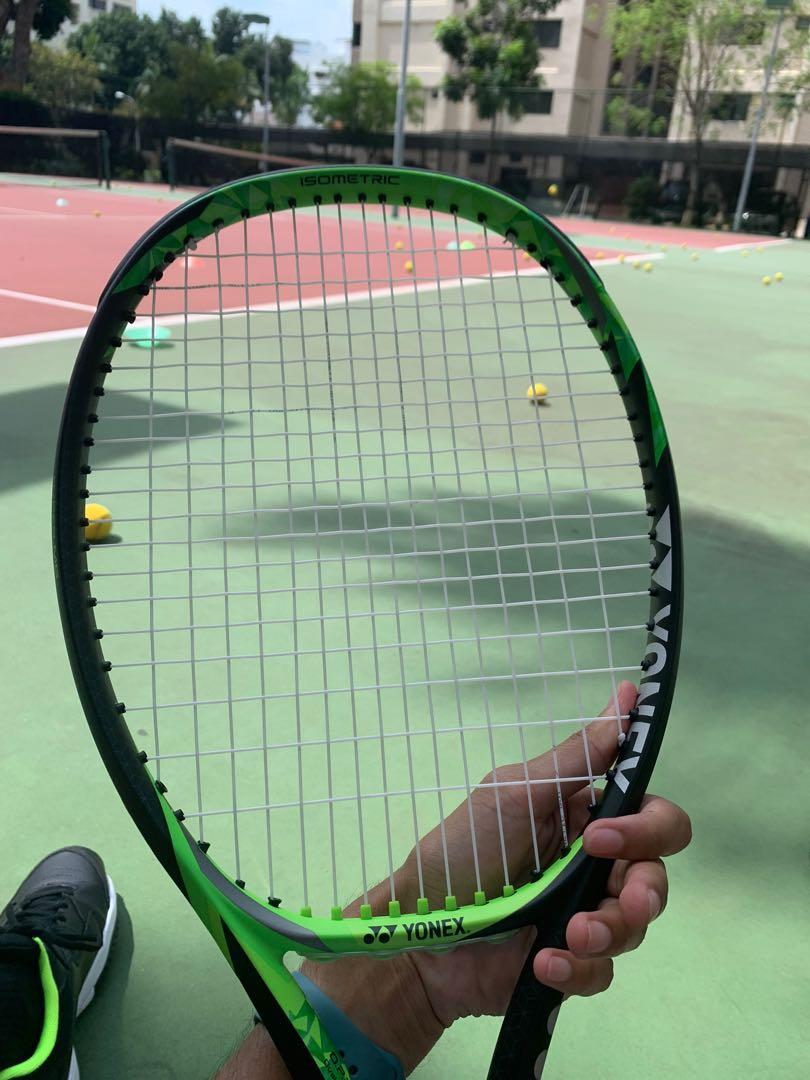 Tennis Racket - Yonex Ezone 98 (Green), Sports Equipment, Sports ...