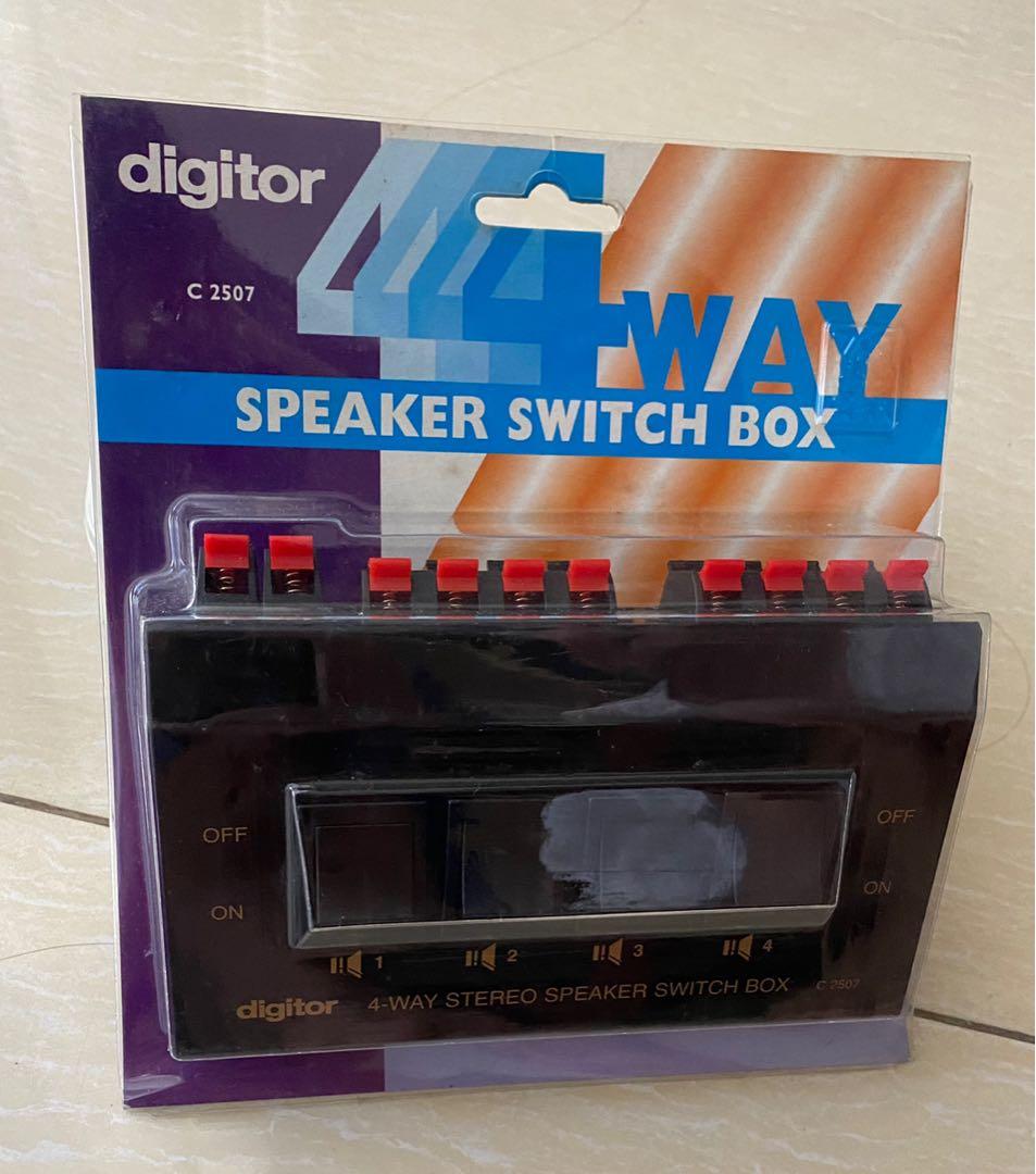 Musicians! 4 ways multiple speakers switch box - digitor, Audio, Other ...
