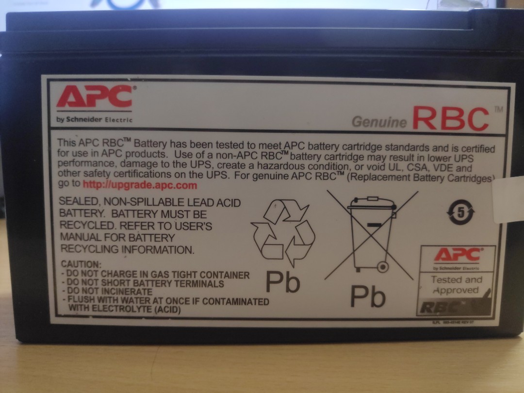 APC RBC17 Battery, Motorcycles, Motorcycle Accessories on Carousell