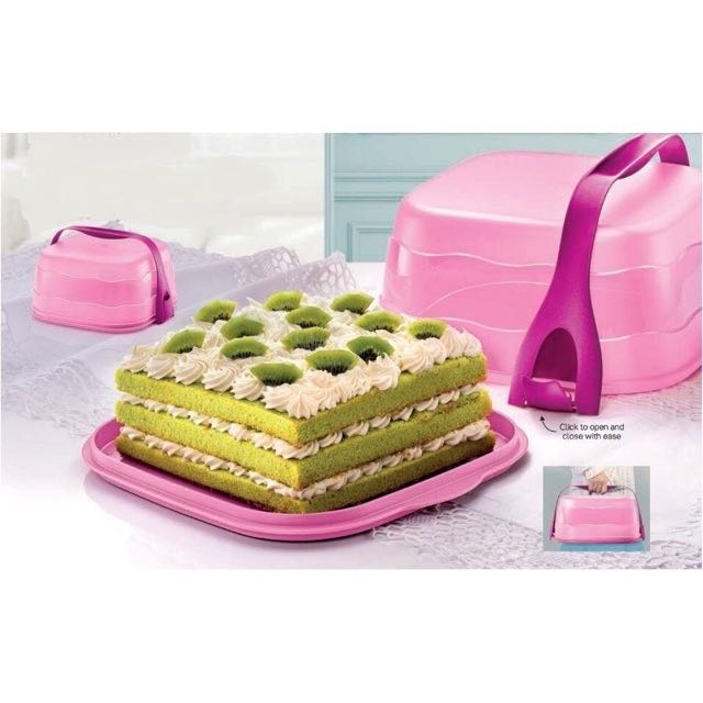 Cake box-Tupperware , Furniture & Home Living, Kitchenware & Tableware ...