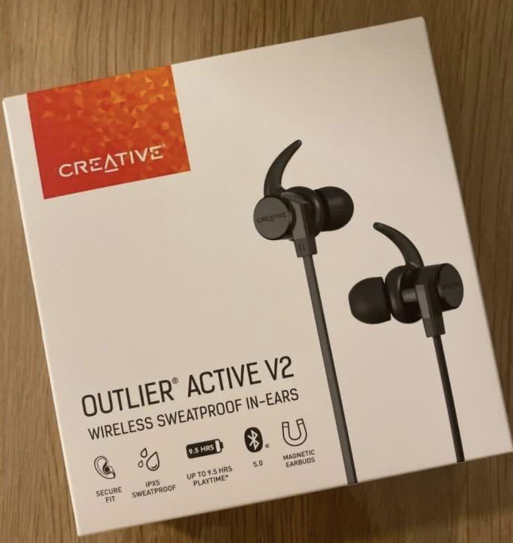 CREATIVE OUTLIER ACTIVE V2 Bluetooth Earphones, Audio, Earphones on ...