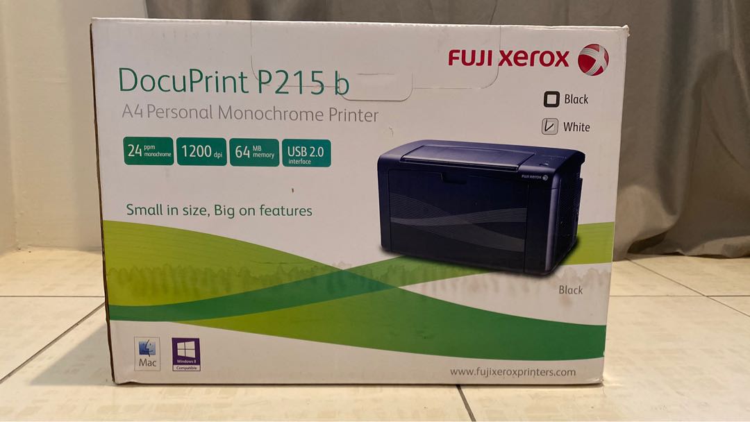 Fuji Xerox Docuprint P215b monochrome laser Printer, Audio, Portable ...