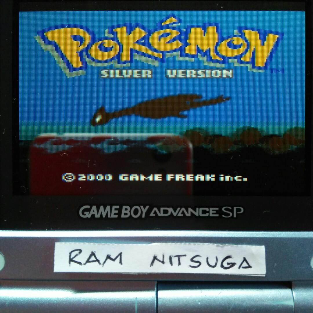 Gameboy Color Cartridge: Pokemon Silver, Video Gaming, Video Games ...