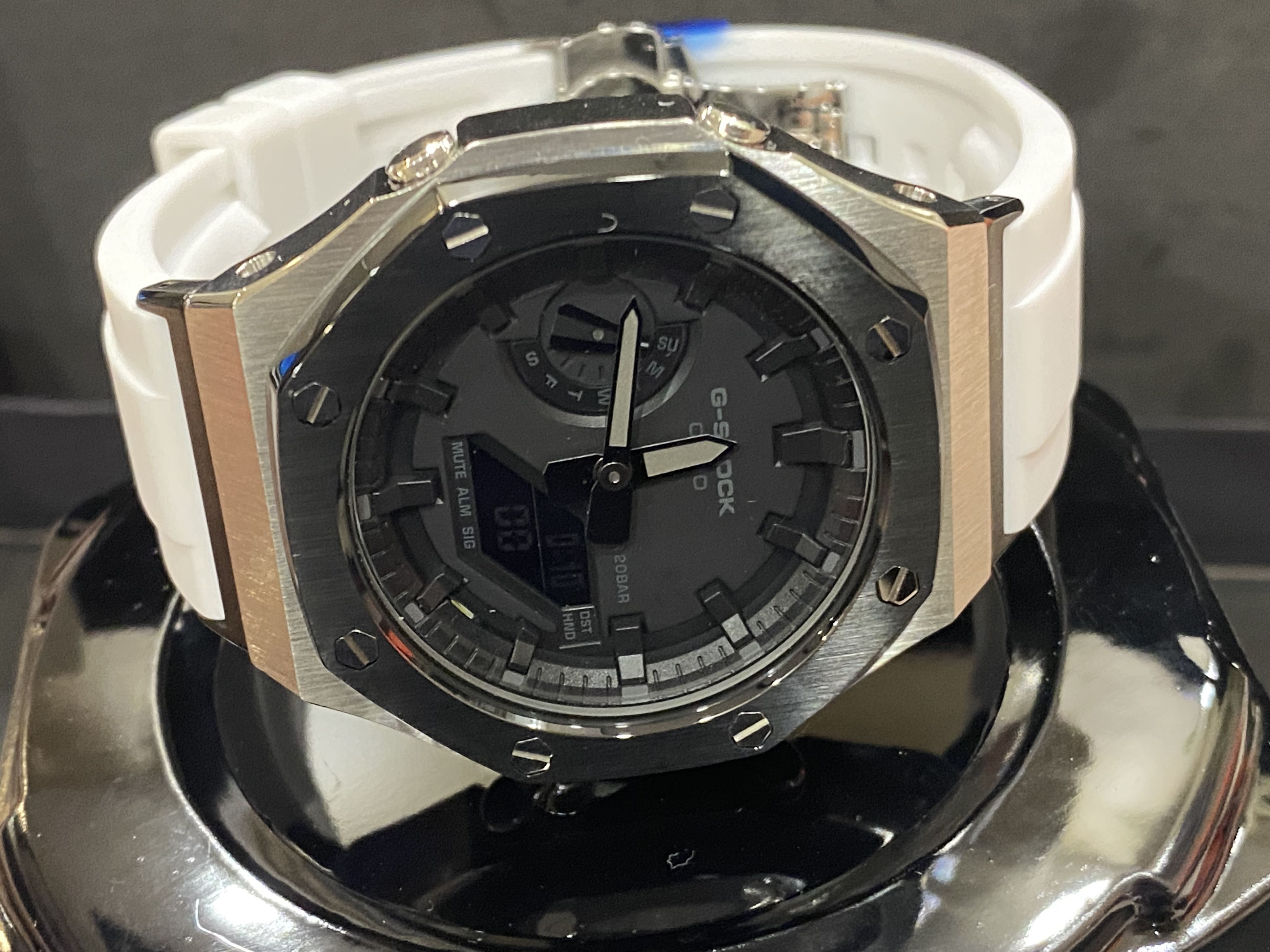 GSHOCK CASIO GA2100 GA2100 AP RUBBER V3 mod not bracelet not hublot ROO ...