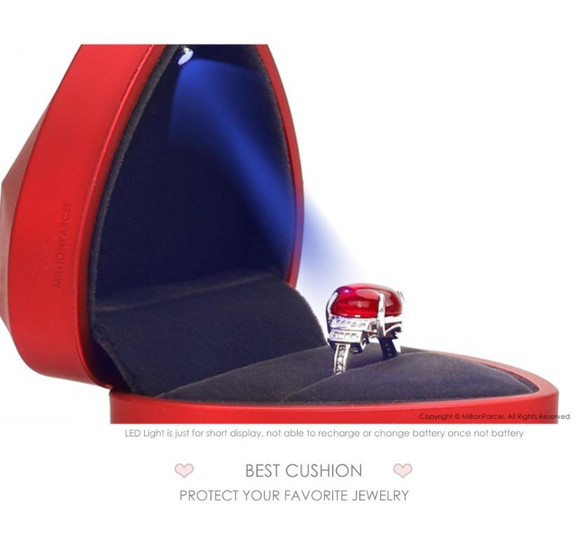 Heart Shape Ring Box | Wedding Ring Box | Gift Box | Jewellery Box ...