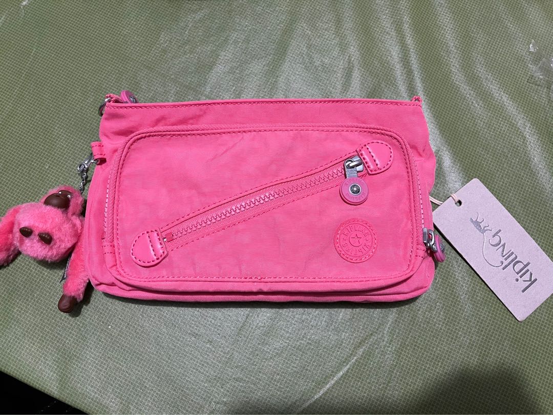 Kipling sling bag (pink), Women's Fashion, Bags & Wallets, Cross-body ...
